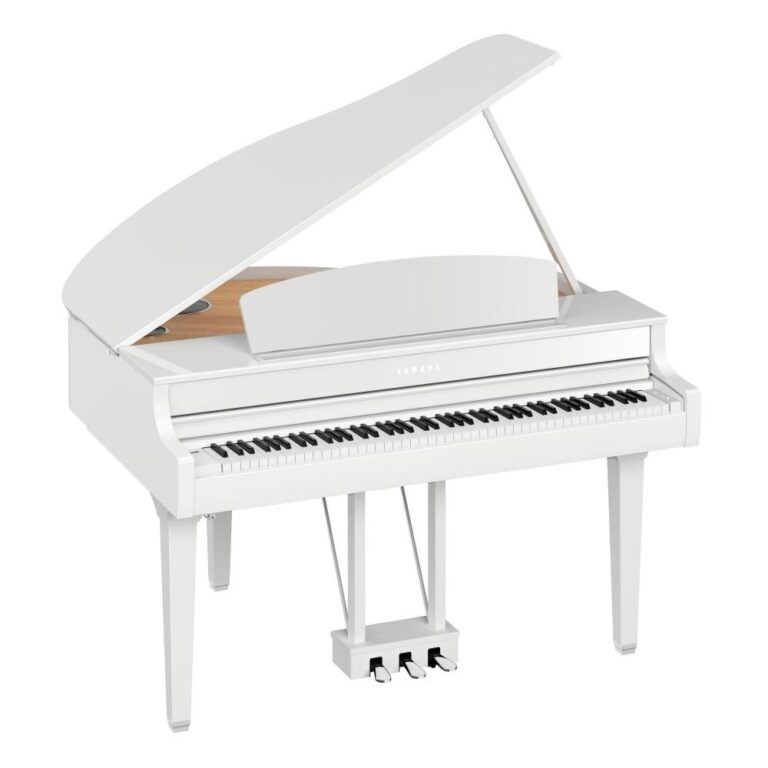 Yamaha CLP-765 GP Blanc, piano numérique | Pianos Parisot, depuis 1978